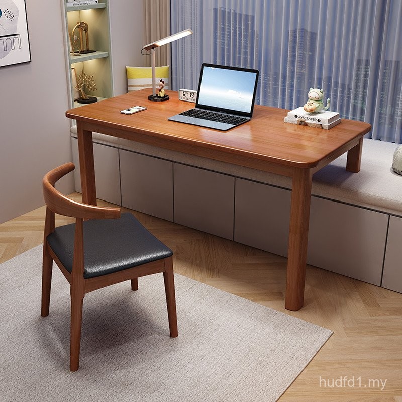 Solid Wood Bay Window Desk Workbench Balcony Modified Laptop Desk Long ...