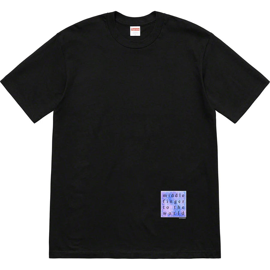 Supreme Middle Finger to the World Tee Black | Shopee Malaysia