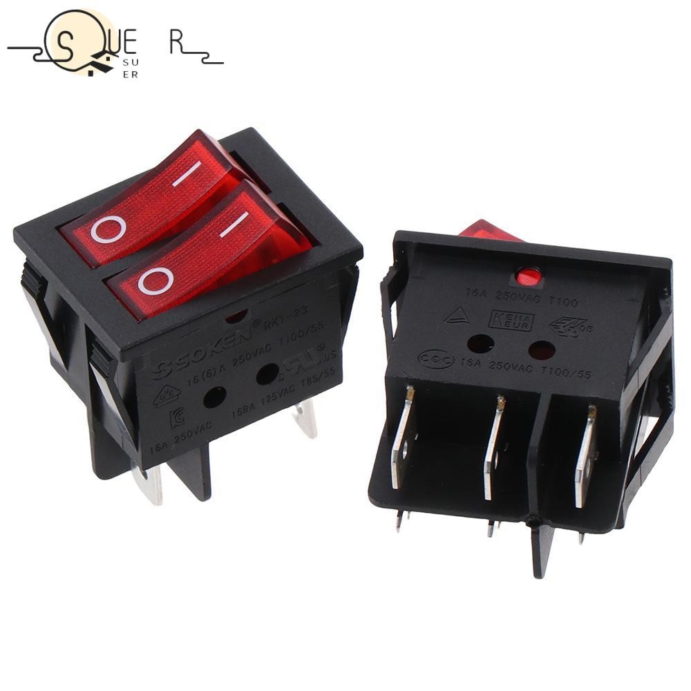 SUEREN 2PCS Double Switches, Two-way ON- Ship Type Switch, Waterproof ...