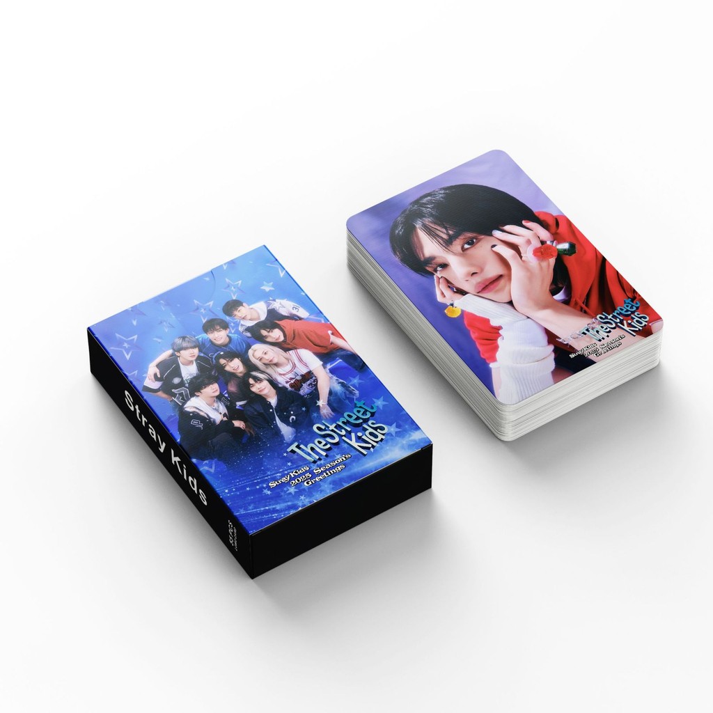 50-124pcs STRAY KIDS GIANT ATE Holographic Laser Lomo cards 2025 Season ...