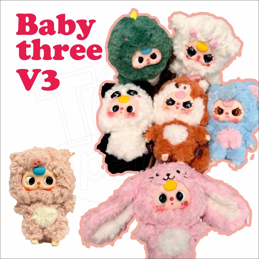 【Ready to ship】Baby three series Baby three V3 plush blind big sale ...