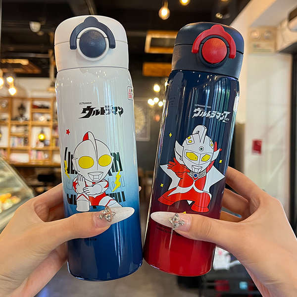 baby botol air botol air budak sekolah botol air Ultraman thermos mug ...