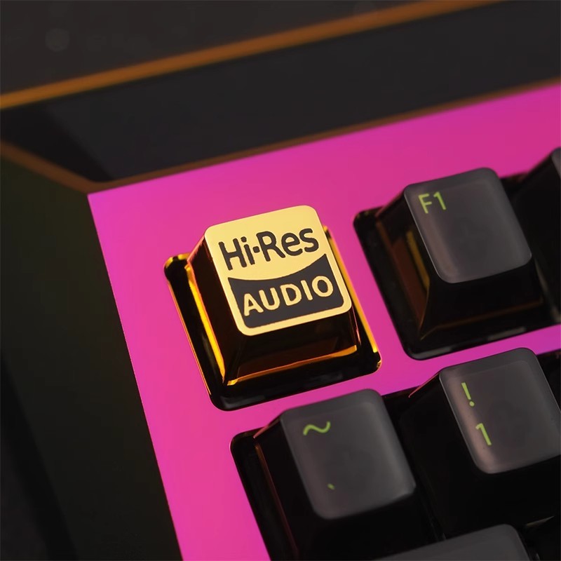 HIFI Certified Keycap | Zinc-Aluminum Alloy | Gold | Metal Custom ...
