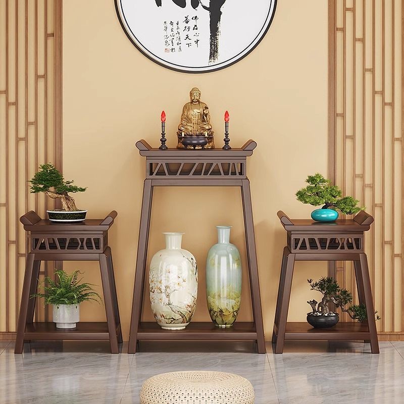 Console Simple Altar Buddha Table Home Incense Burner Table New Chinese ...