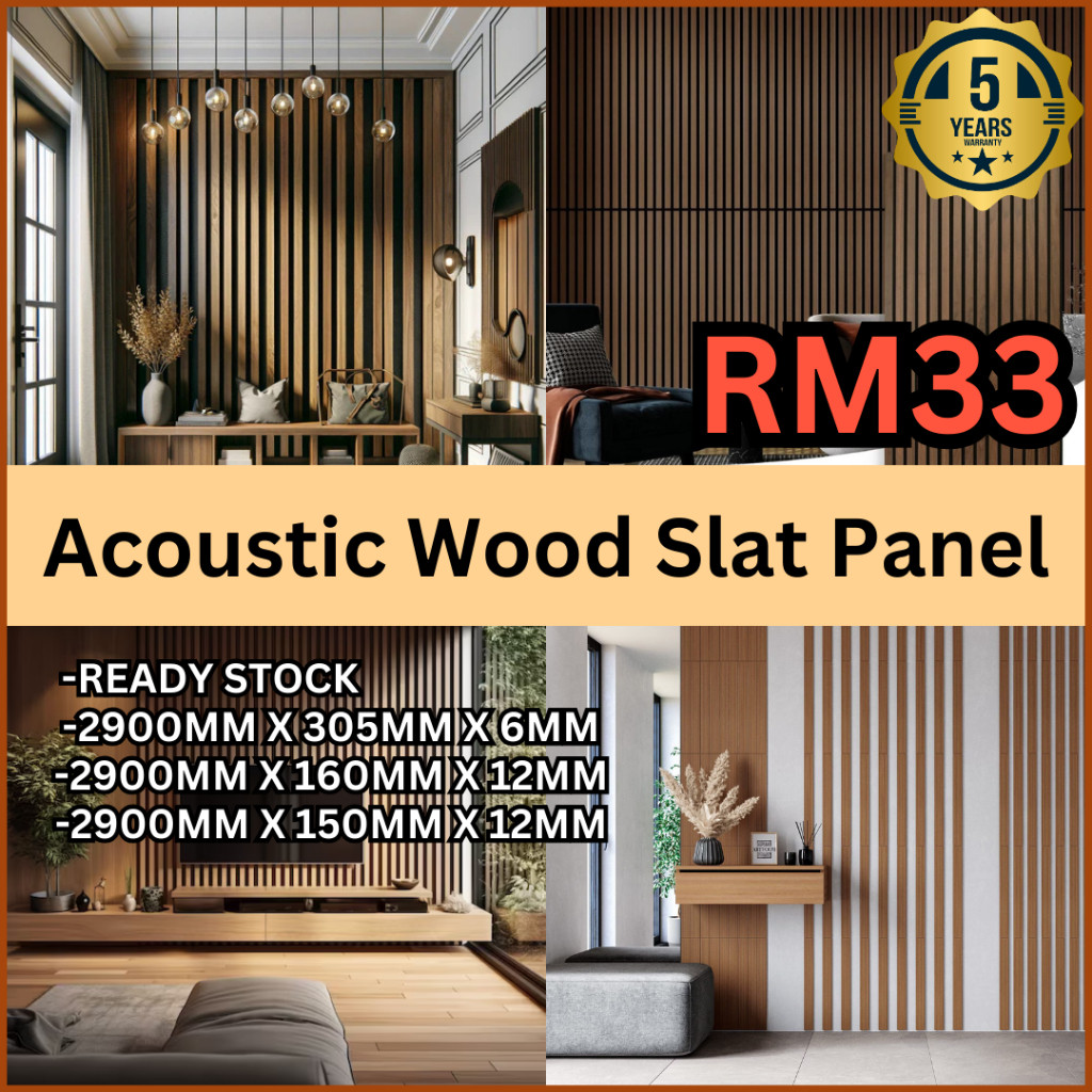 Fluted Wall Panel Acoustic Wood Slat Wall Panel Board Decorative Wooden ...