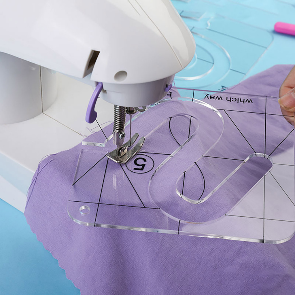 happaypart| Sewing Machine Quilting Frame Free Motion Quilting Ruler ...