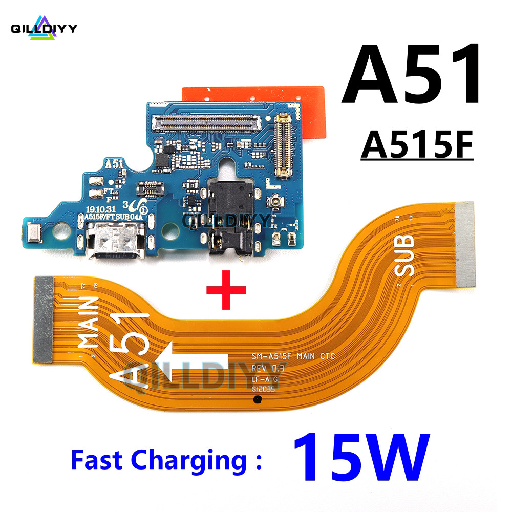 Charging Port Board For Samsung Galaxy A51 4G A515F Fast Charger ...