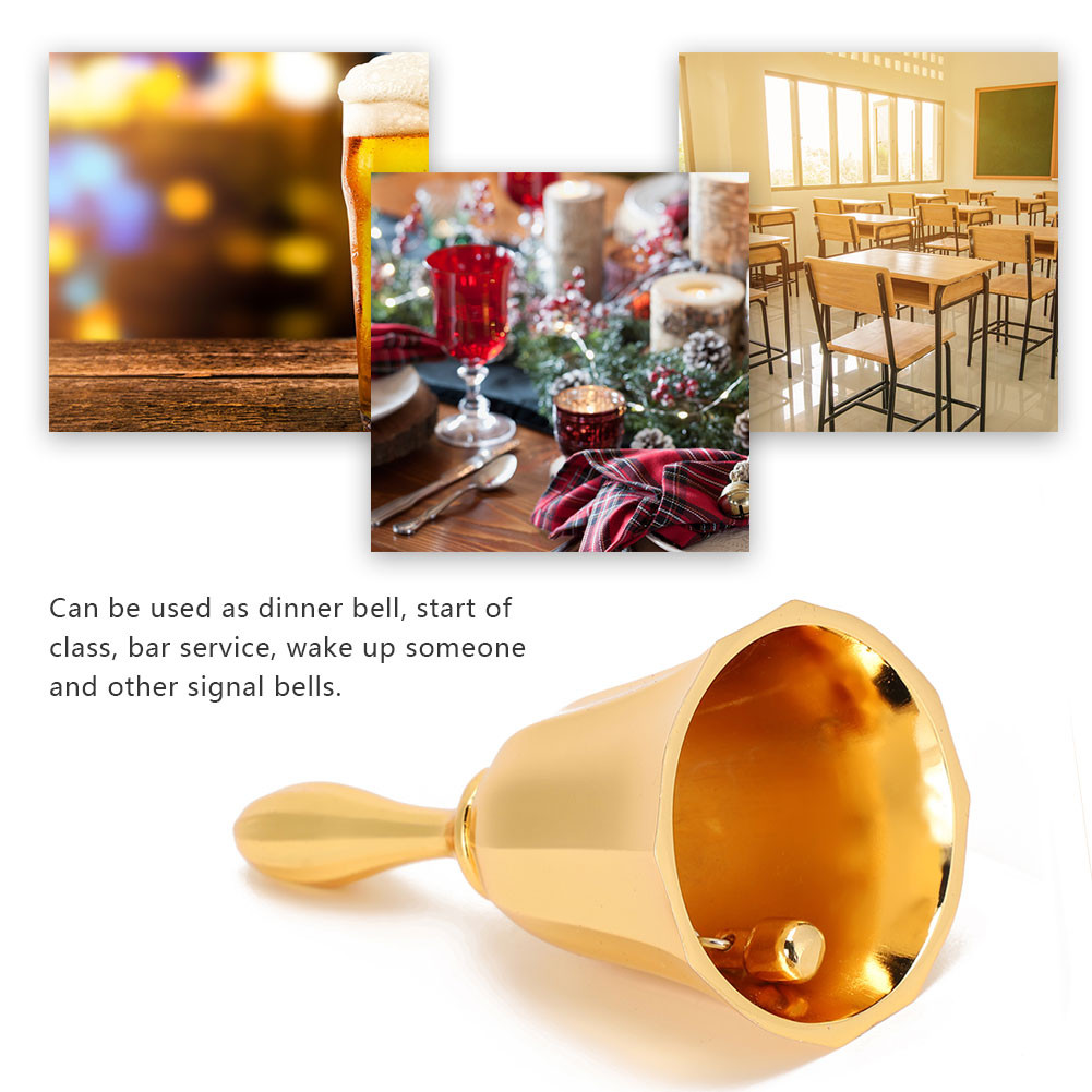 Goonshopping Hand Bell Classic Metal Creative Bar Handbell Dinner for ...
