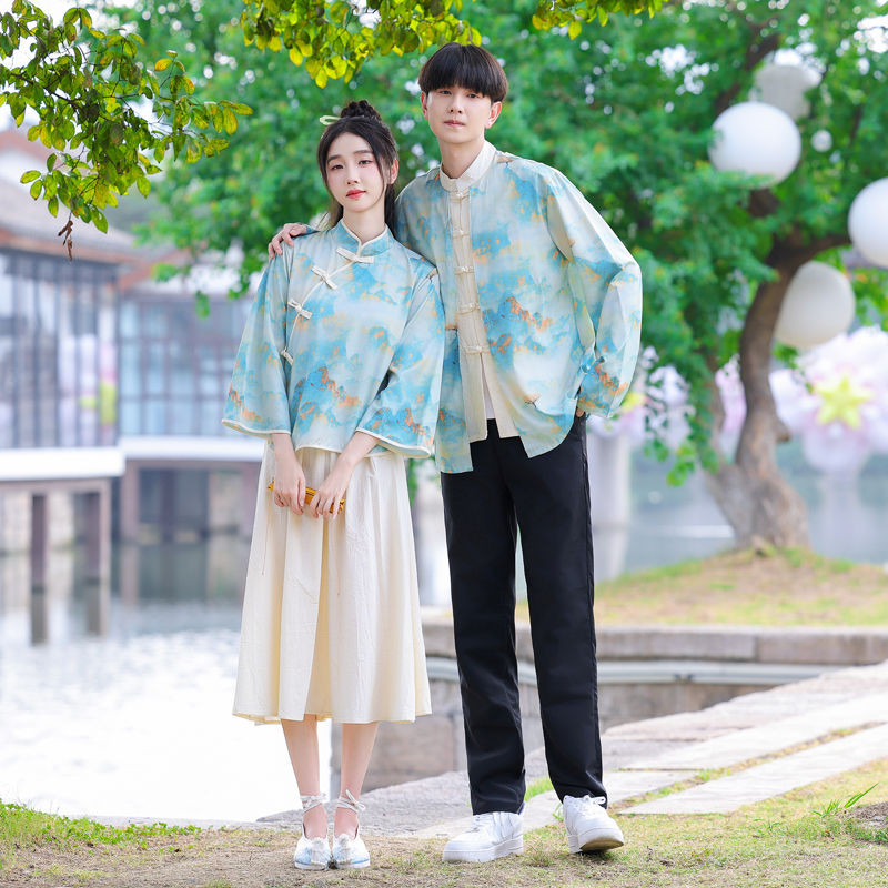 #2024初高中生古风新中式班服民国风学生毕业服汉服班服套装潮,, 2024 Junior High School Students ...