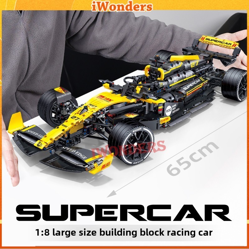 Technic Race Cars 1:8 Renault F1 Building Blocks Remote Control ...