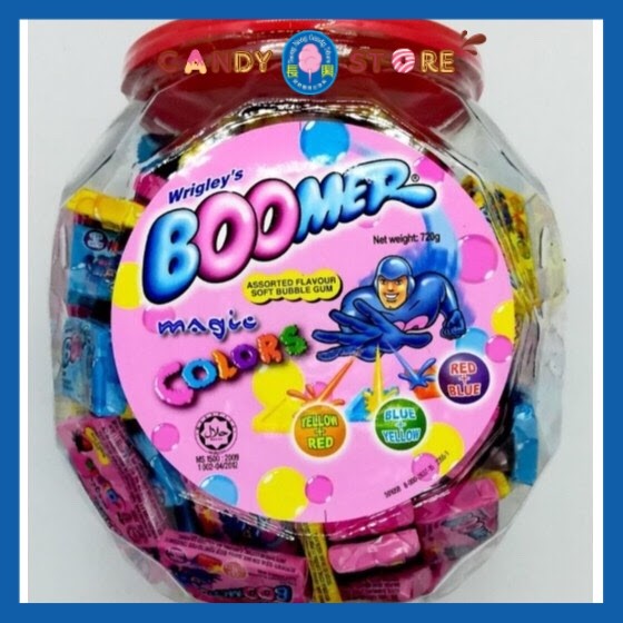 Boomer Magic Color Bubble Gum 675gm (150pcs +/-) | Shopee Malaysia