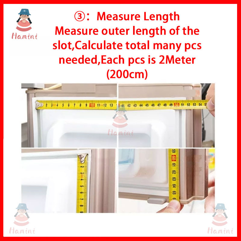 Customized 2M+/- Heavy Duty Direct Install Refrigerator Freezer Door Rubber Showcase + Ice ...