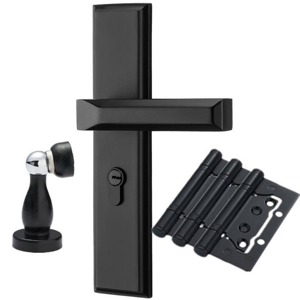 Set Door Lock Bedroom Lock Indoor Solid Wood Door Room Handle Small ...