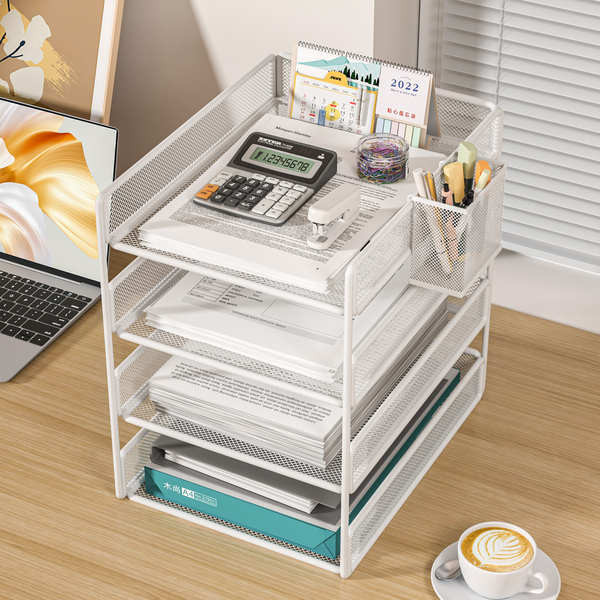 file file folder file organizer A3a4 Desktop File Storage Rack Office ...
