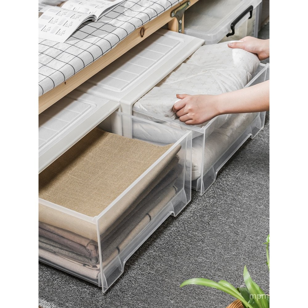 Kotak Penyimpanan Bawah Katil Jenis Laci untuk Kegunaan Rumah, Kotak ...