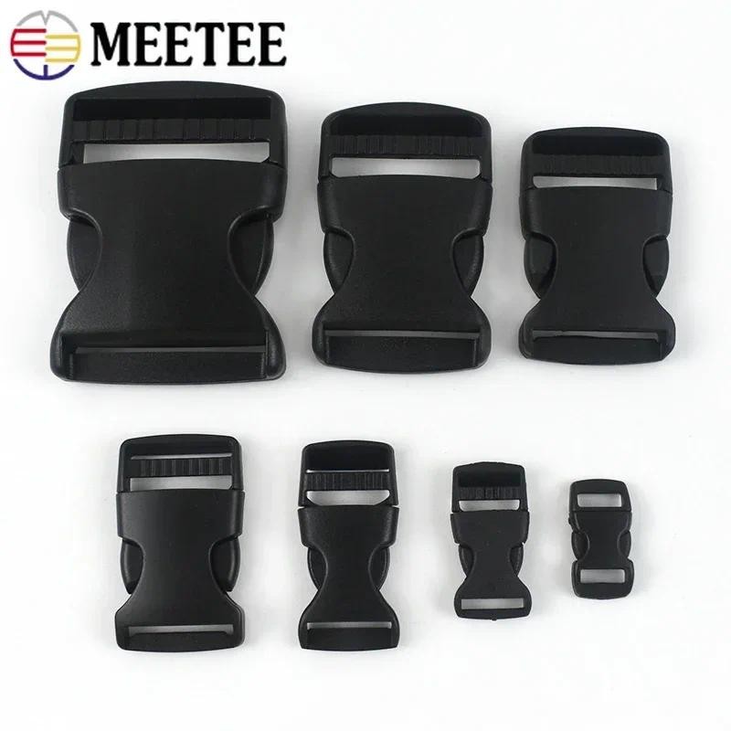 5Pcs Black Release Buckles Webbing Strap Plastic Buckle Belt Clip Clasp ...