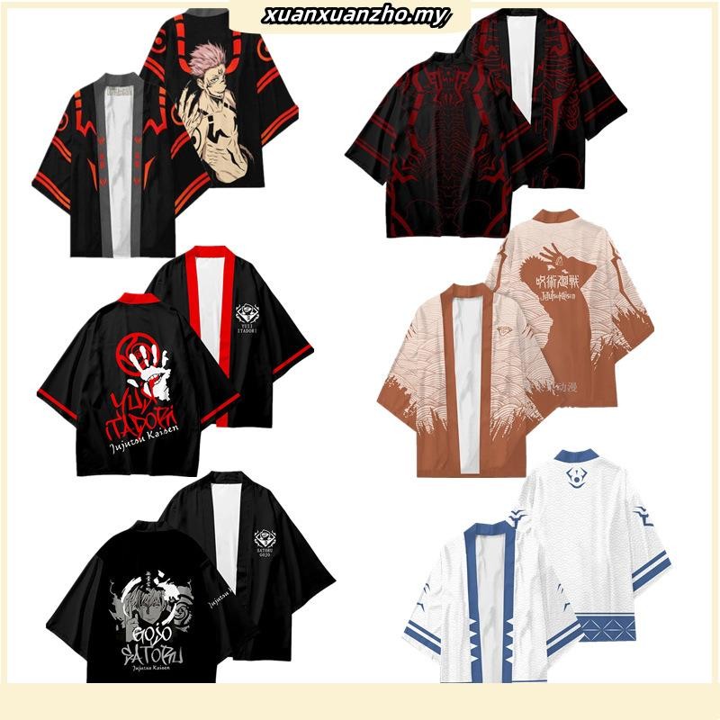 CustomFashionAnime Jujutsu Kaisen Yuji Gojo Cosplay Costumes Kimono ...