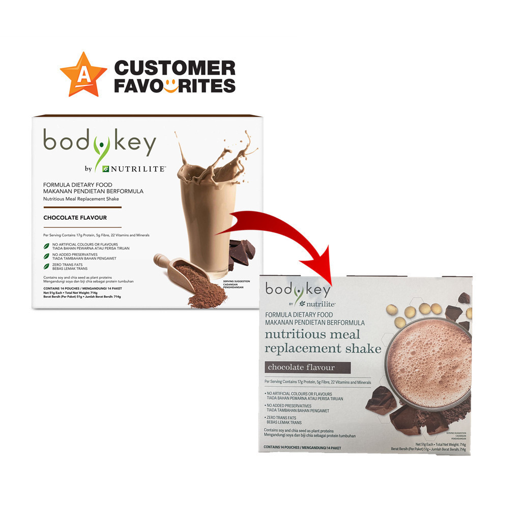 Best-selling Nutrilite BodyKey Body Key Meal Replacement Shake slimfast ...