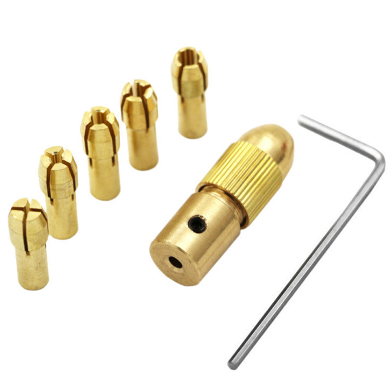 Mini Drill Chuck Collet Set For Electric Motor Shaft Fit Micro Twist ...