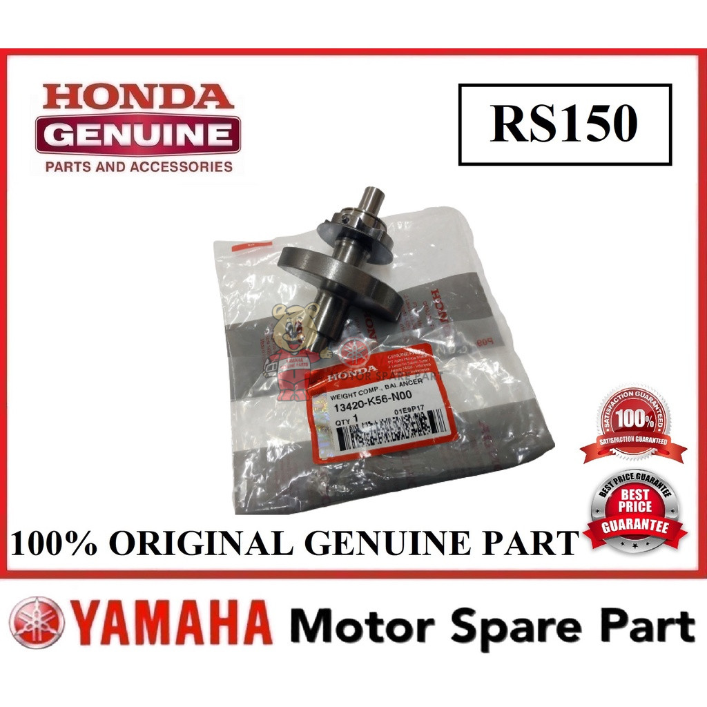 100% ORIGINAL HONDA RS150 ENGINE BALANCER 0 13420-K56-N00 CRANKSHAFT ...