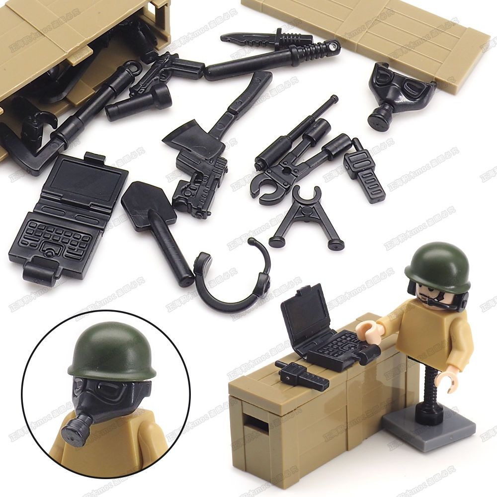 Compatible with Lego Military Gas Mask Assembling Building Blocks World ...
