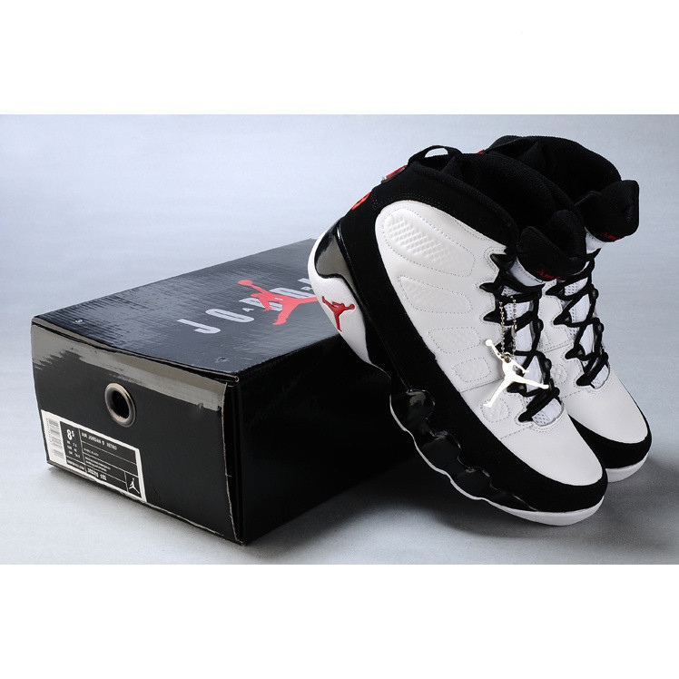 Best Sellers 2024 Air Jordan 9 Retro White/Black Men's Sports Shoes AJ9 ...