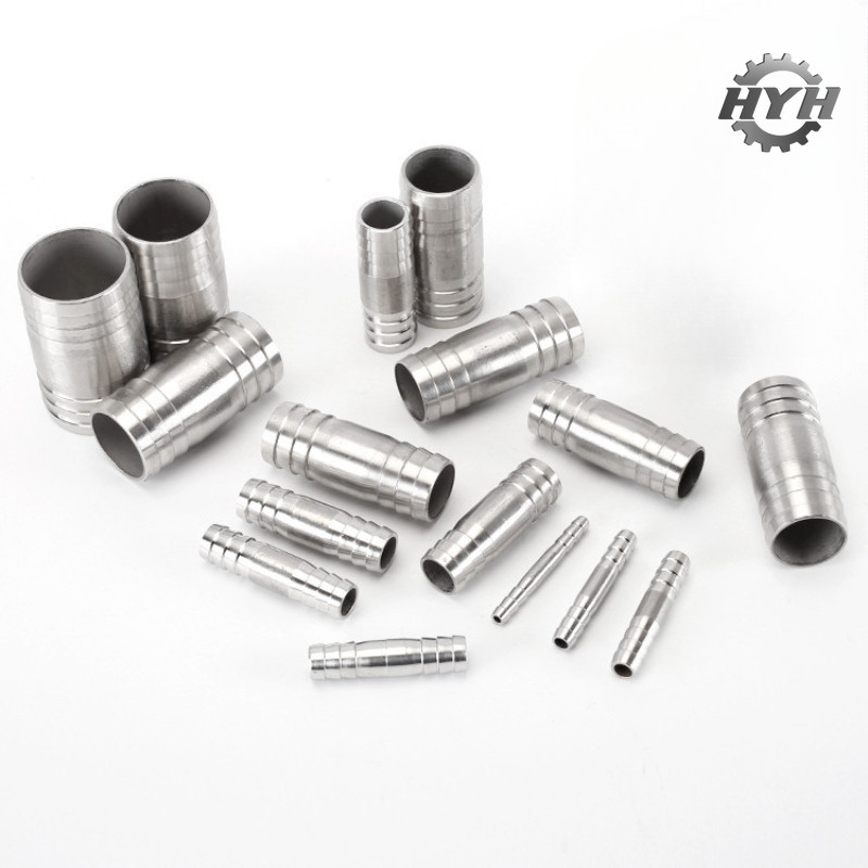 [HYH] 304 Stainless Steel Pagoda Straight Joint Water Pipe Directly Natural Gas Pipe Rubber Pipe ...