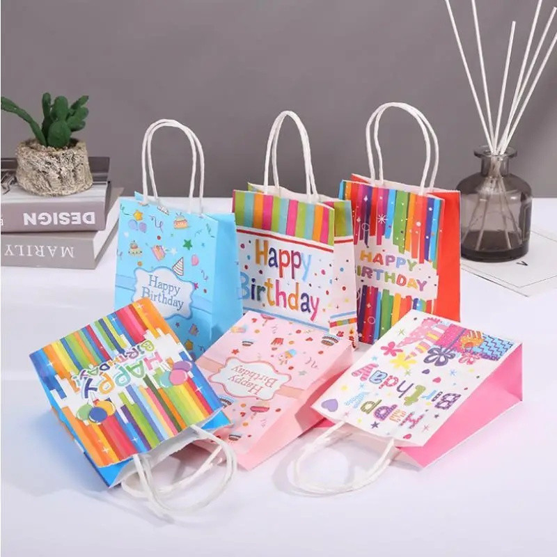 AGM Paper Bag Hadiah Beg Happy Birthday Theme Exclusive Fancy Design ...