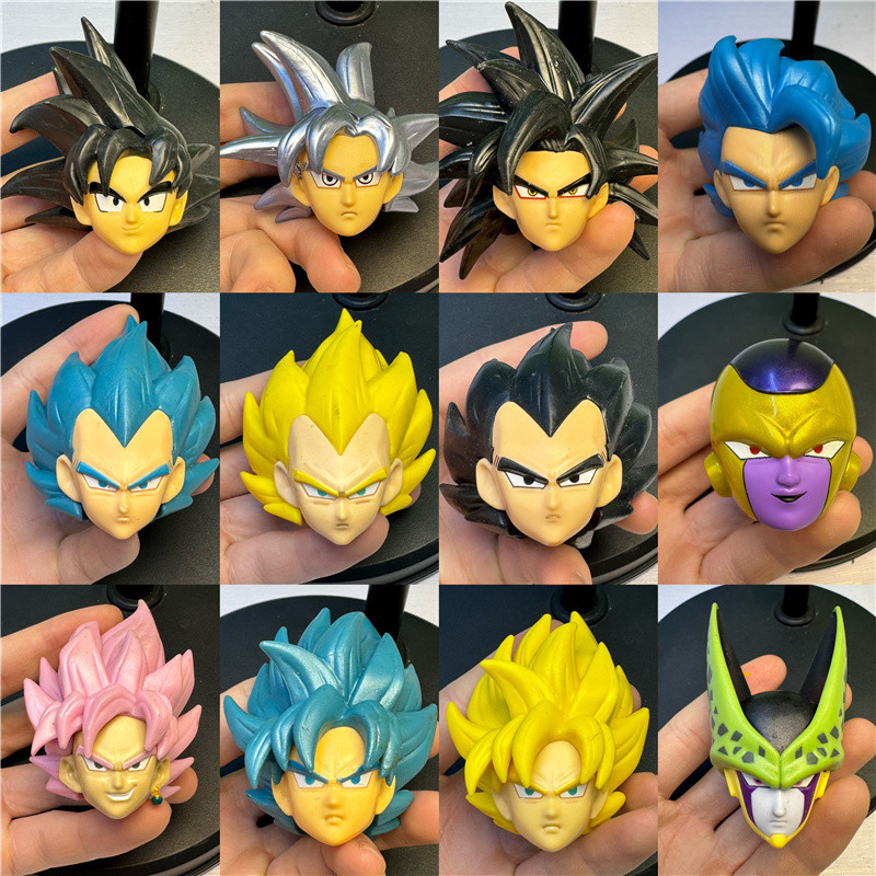 Bulk Dragon Ball Son Goku Vegeta Broly Head Sculpture Suitable for 40cm ...