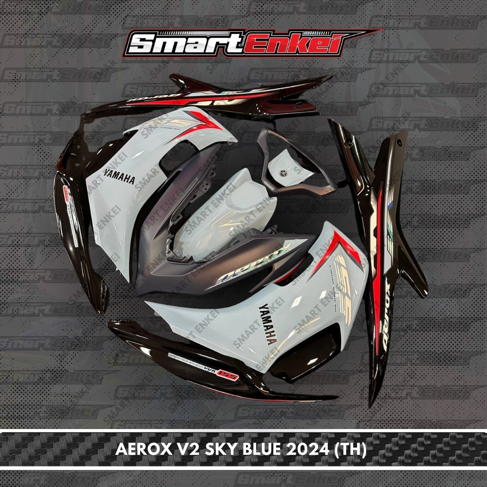 ORIGINAL - COVERSET NVX V2 AEROX SKY BLUE 2024 ORIGINAL THAILAND ...
