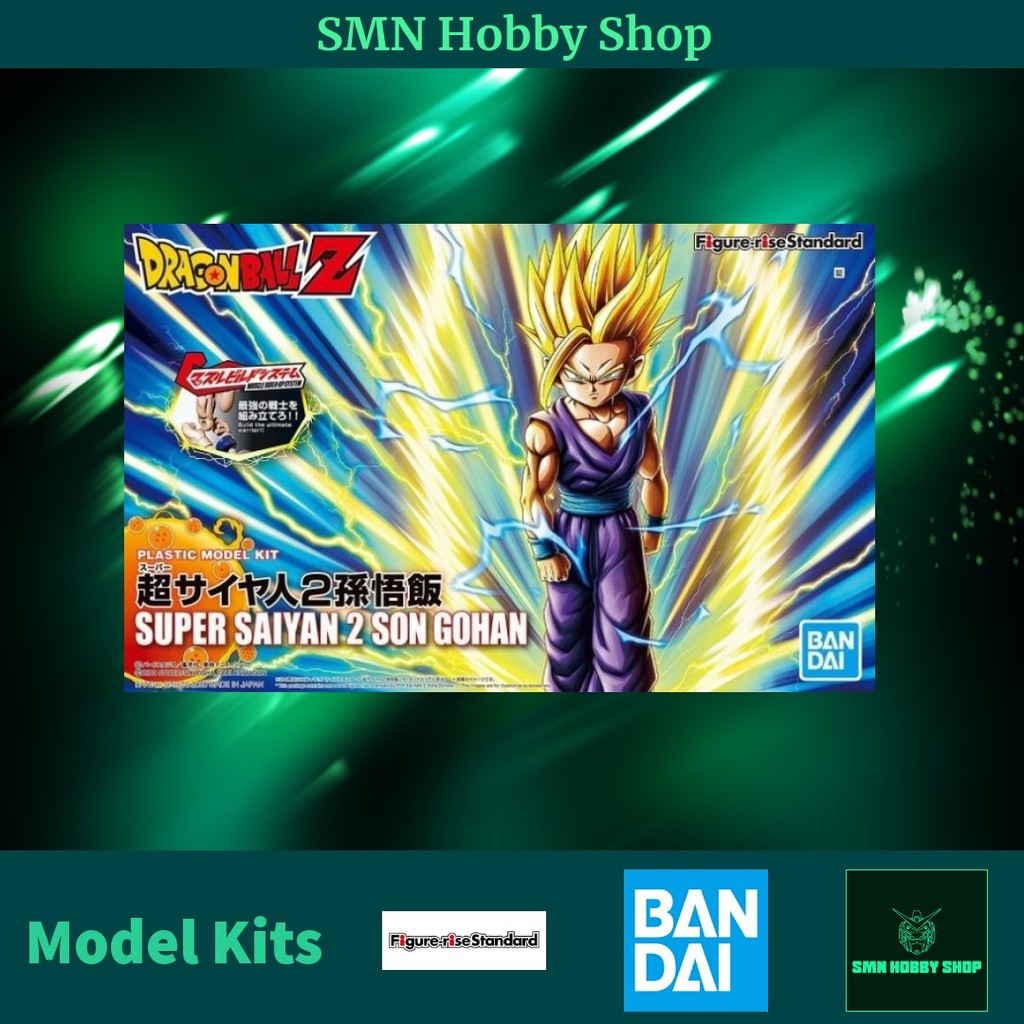 FRS Figure-Rise Standard Super Saiyan 2 Son Gohan Toys Plastic Model ...
