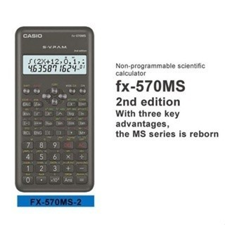 Casio Scientific Calculator FX-570ms 2nd Edition (1 Year Warranty ...
