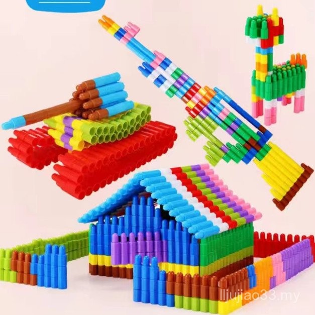 My Children Assembling Insert Educational Toys Rocket Head Large ...