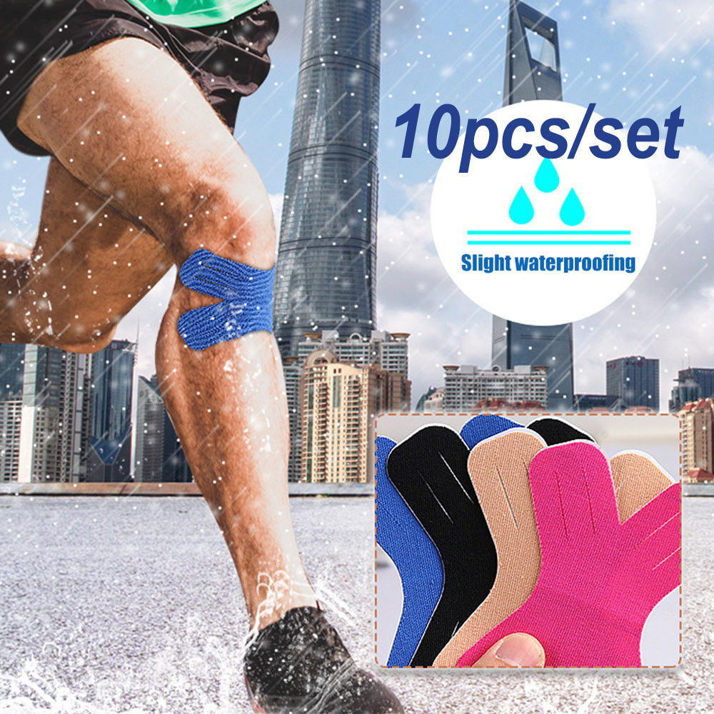 10PCS Tape X Muscle Tape, Kinetic Tape Precut Strips for Muscle ...