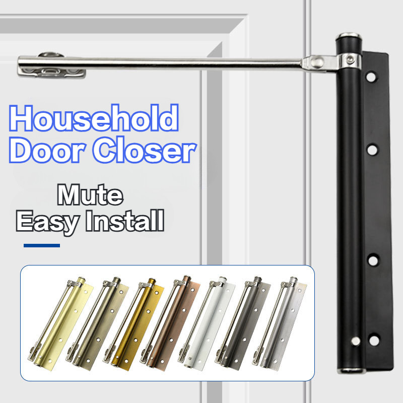 Stainless Automatic Door Closer, Light Duty Door Closer, Adjustable ...