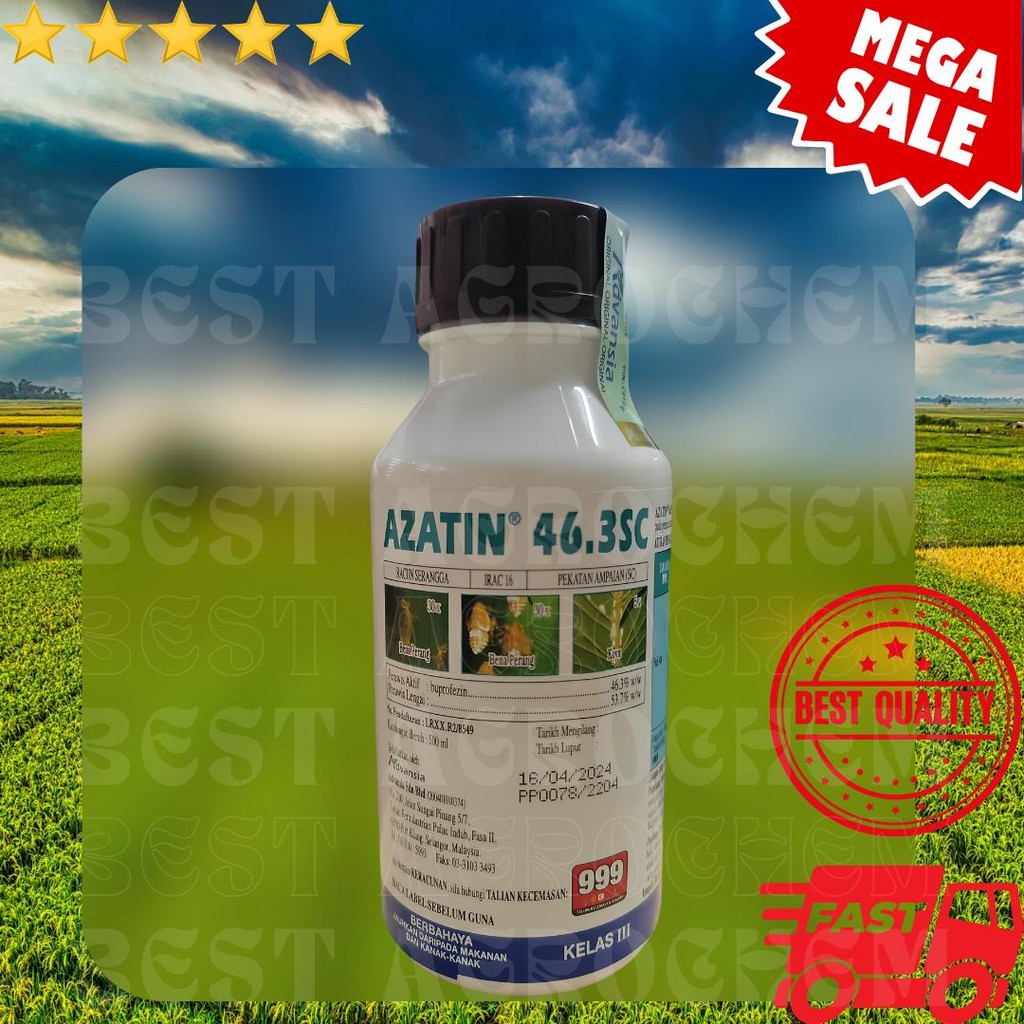 Advansia Azatin 46.3SC 500ml Insecticide - Bena perang / Bena hijau ...
