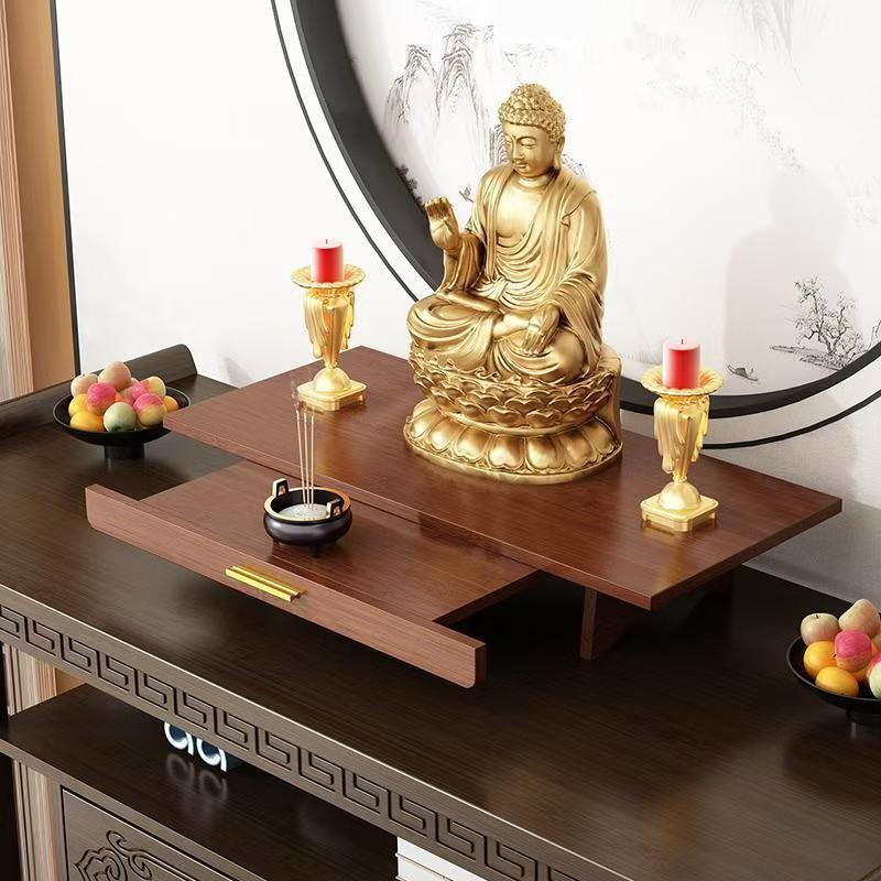 Worship Table Buddha Table Base Heightened God of Wealth Placement ...