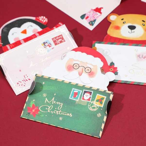 christmas card Hadiah Malam Krismas tiga dimensi bentuk kad ucapan ...