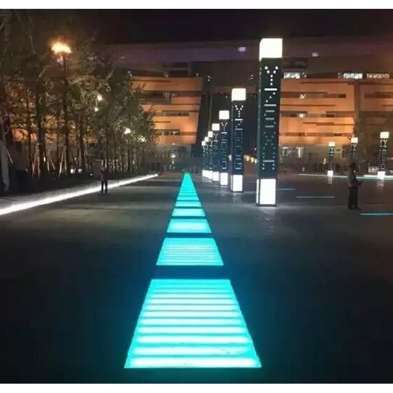 Led Ready Stocklight Floor Tile Light Long Strip Luminous Induction ...