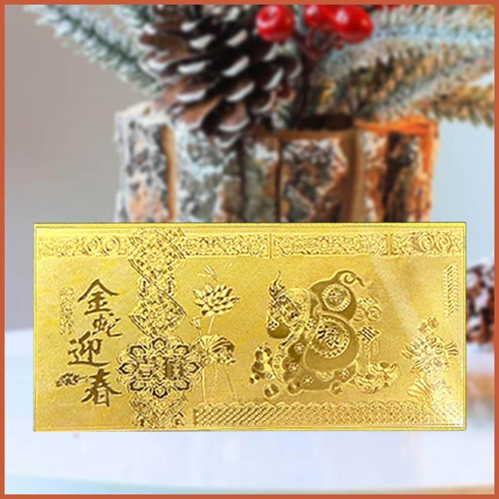 Snake Year Commemorative Banknote Collection Banknotes Gold Foil 2025 ...
