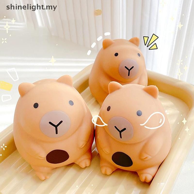 [Shinelight] Cute Cartoon Capybara Mochi Pinching Toy Squishy Toy Slow ...