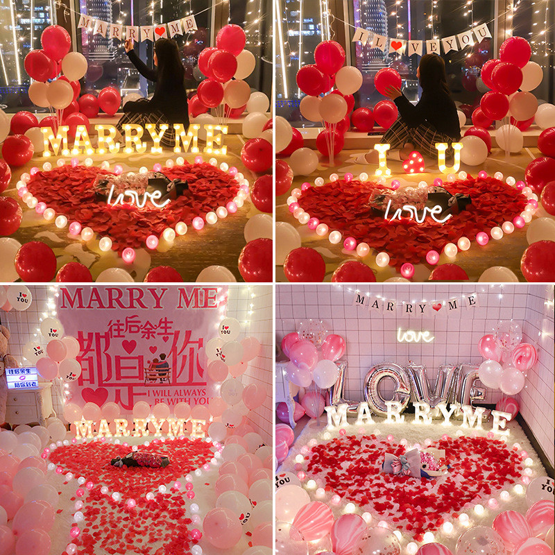 Everything Wedding "WILL YOU MARRY ME" Proposal Props Romantic Surprise ...