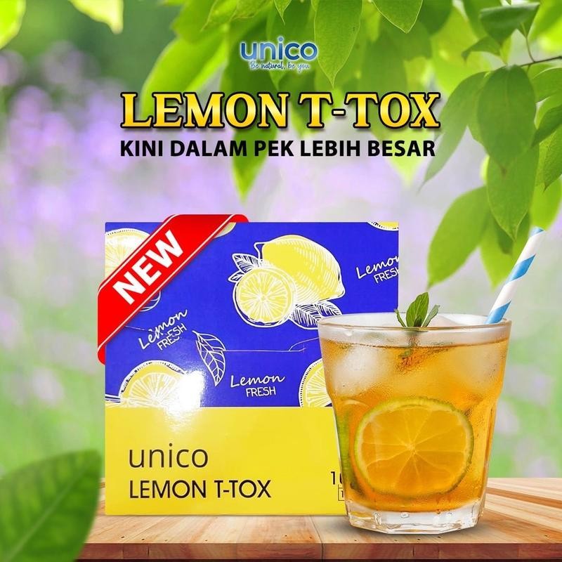 Unico lemon 10 sachet x 3 BOX (free dtox 10 sachet) | Shopee Malaysia