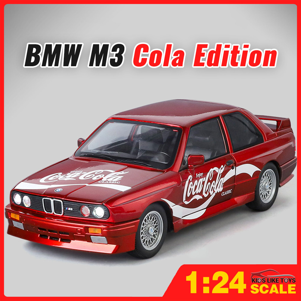 KLT 1:24 BMW M3 Mazda RX7 Coca-Cola Edition Diecast Model Car Alloy ...