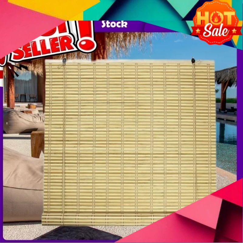 Langsir Buluh, Tirai Buluh, Bidal Buluh, Natural Bamboo Curtain ...