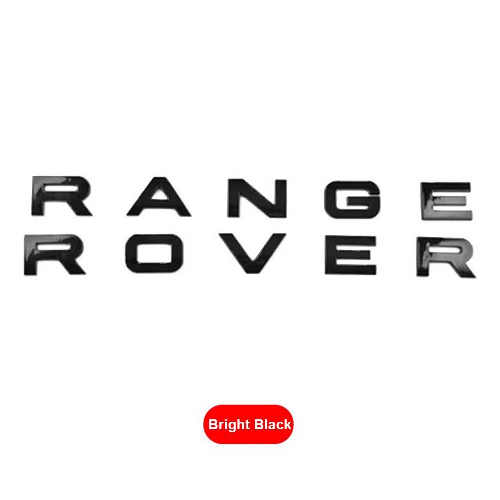 Range Rover Letters Emblem Car Stickers Evoque Velar Sport SVR Rear ...