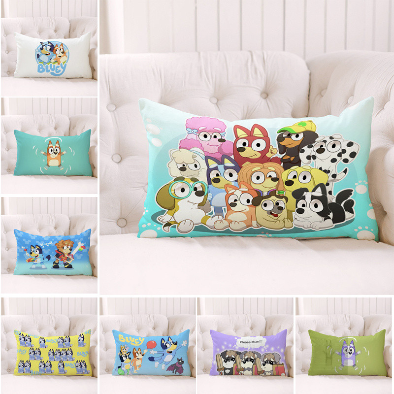 Bluey bluey bluey Pillowcase Cartoon Pillowcase Living Room Car Sofa ...