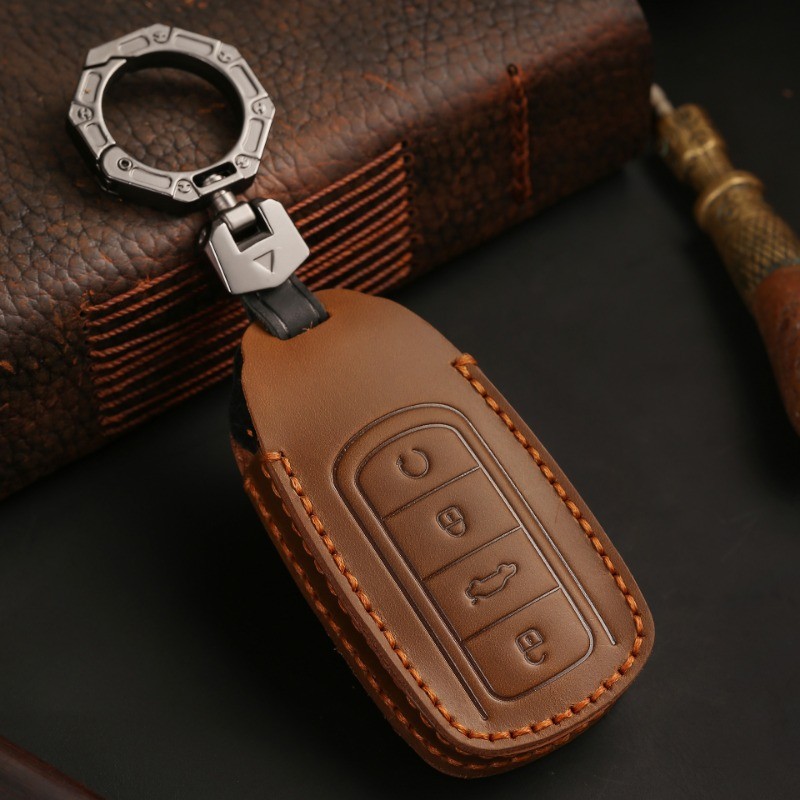 Leather Car Key Cover For Chery Omoda 5 Omoda e5 Omoda C7 C9 Jaecoo J7 ...