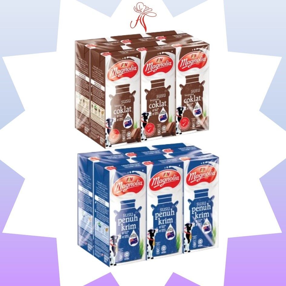 Magnolia UHT Milk Chocolate/Full Cream (200mlx6) | Shopee Malaysia