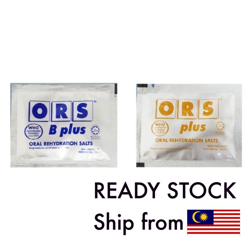ORS B Plus / ORS Plus - 1's SACHET / 5's Sachets (Oral Rehydration ...